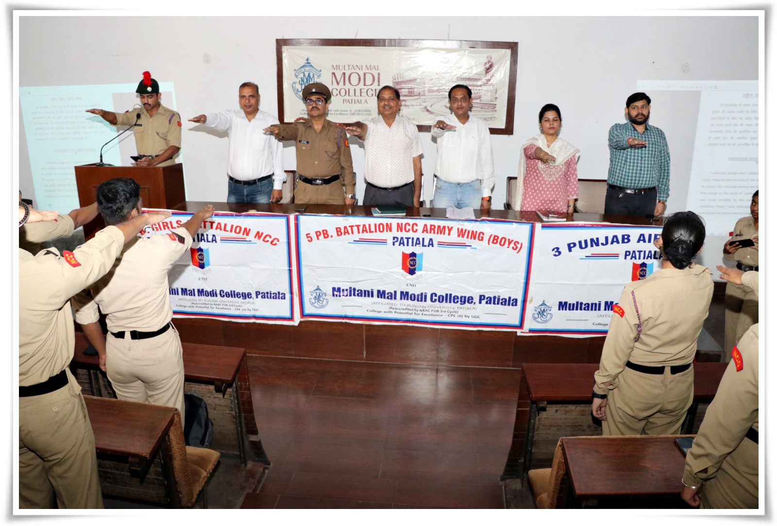 » Celebration of National Unity Day at Multani Mal Modi College